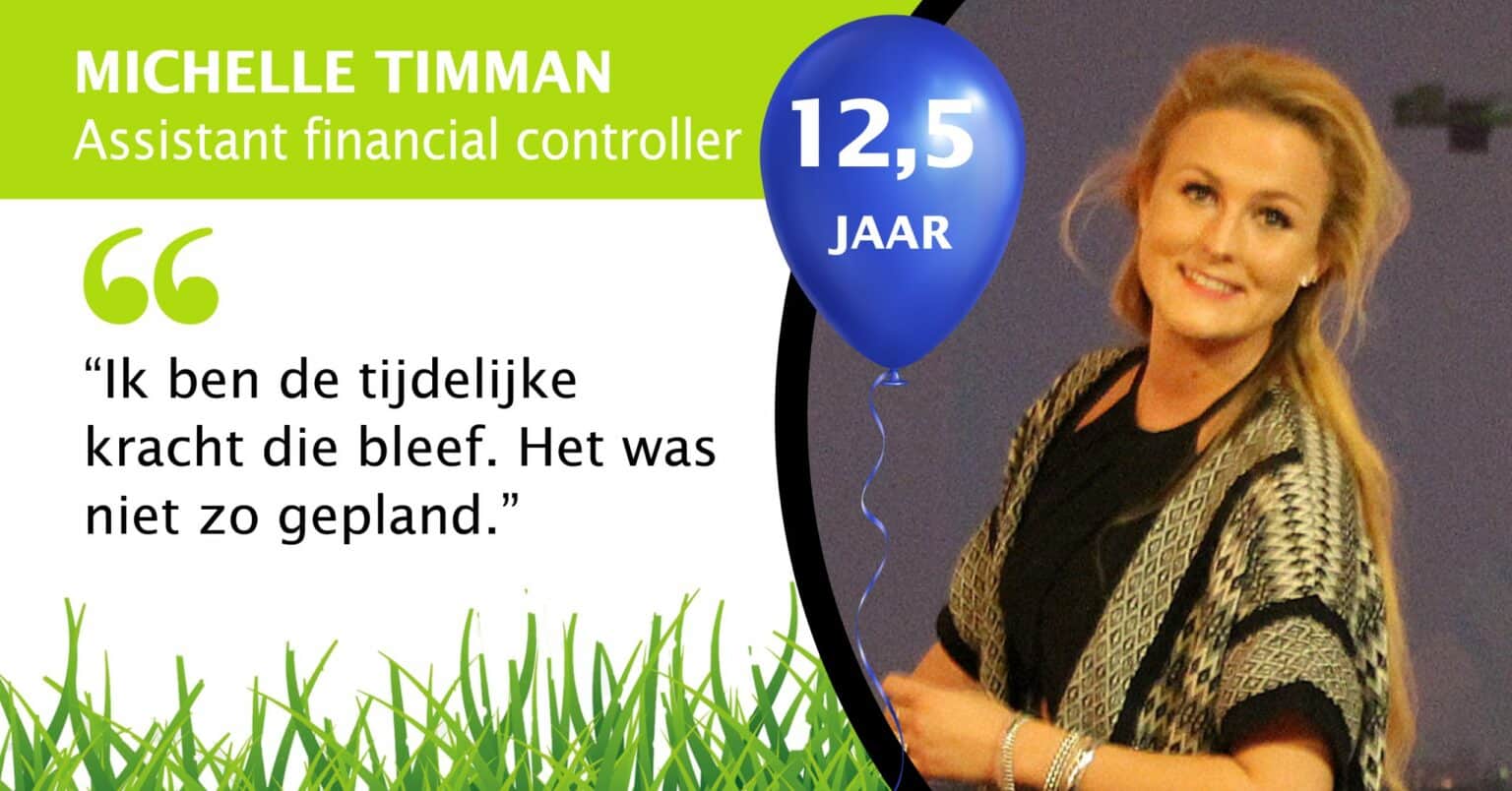 Jubilaris Michelle Timman (jubileum 12,5 jaar mei 2023) - TriOpSys