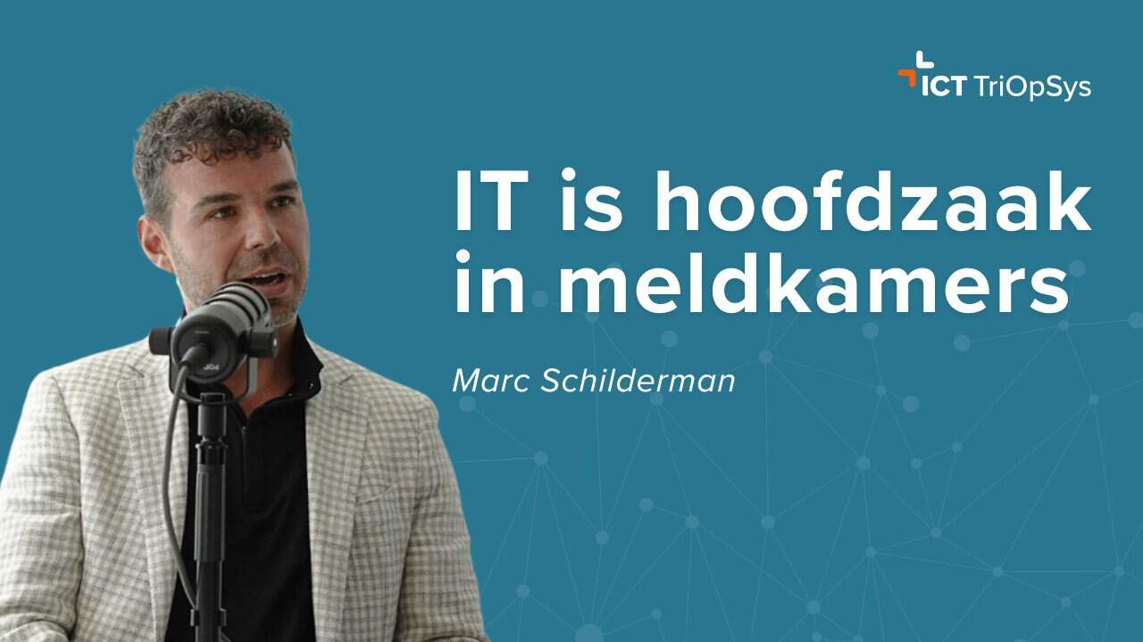 “Als elke seconde telt, is IT geen bijzaak maar hoofdzaak.” Marc ...